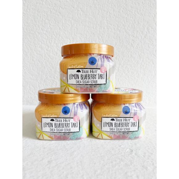 tree hut | Skincare | 3x Tree Hut Lemon Blueberry Tart Shea Sugar Scrub ...